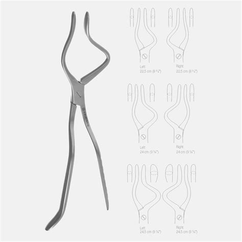 Surtex® Rowe Disimpaction Forcep Curved Blades
