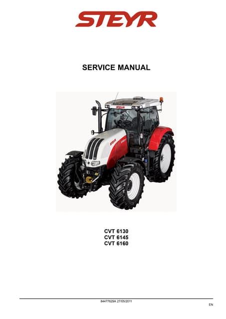 Steyr Cvt 6130 Tractor Service Repair Manual Pdf