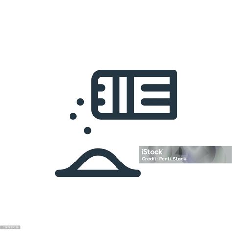 흰색 배경에 격리 된 소금 및 후추 벡터 아이콘 웹 사이트 디자인 및 모바일 앱 개발을위한 개요 얇은 줄 소금과 후추 아이콘 얇은 선 소금과 후추 윤곽 아이콘 벡터 계피에