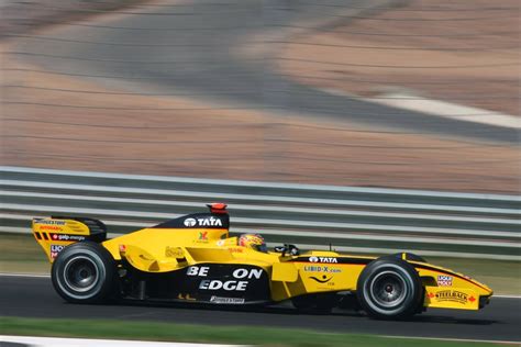 Swept Back Rear Wing End Plate On The Jordan Ej15 Somewhat Similar To