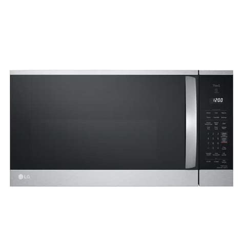 Lg 18 Cu Ft 30 In W Smart Over The Range Microwave Oven W