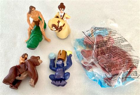 10 Mcdonalds Walt Disney Tarzan 1999 Happy Meal Toys 6 Of 10 Sealed
