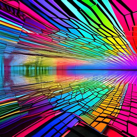 Rainbow Cracked Mirror Zone By Badgercmyk On Deviantart