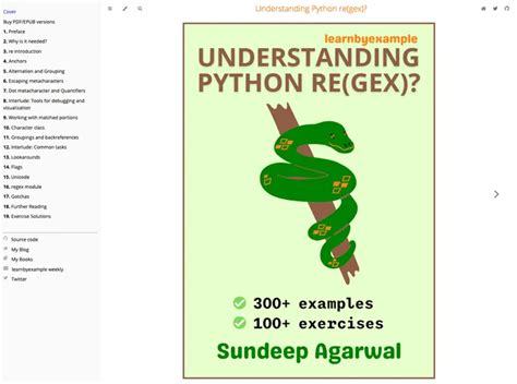 Pyregularexpressions By Learnbyexample A Undefined Template Built