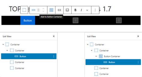 create a top bar using generateblocks