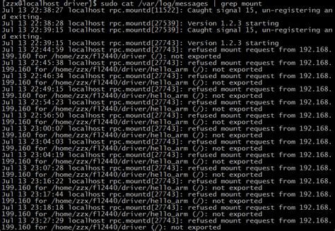Linux中nfs挂载问题（mountnfs Access Denied By Server While Mounting ） Csdn博客