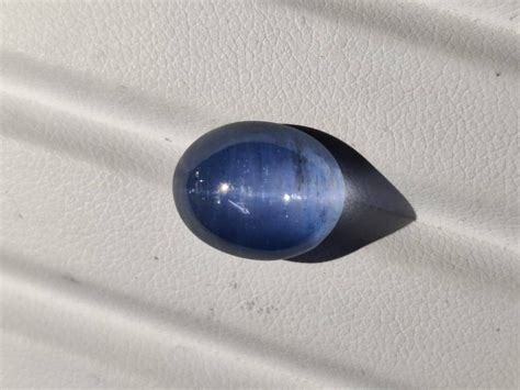 100 Natural Blue Cats Eye Gemstone Blue Cateye Cabochon Rare Gemstone