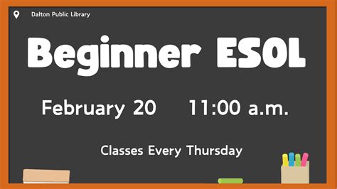 Beginner Esol