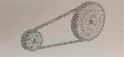 solved for the belt drive shown below the input rotational