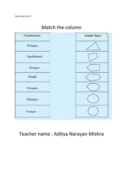 Polygon Online Exercise For Live Worksheets