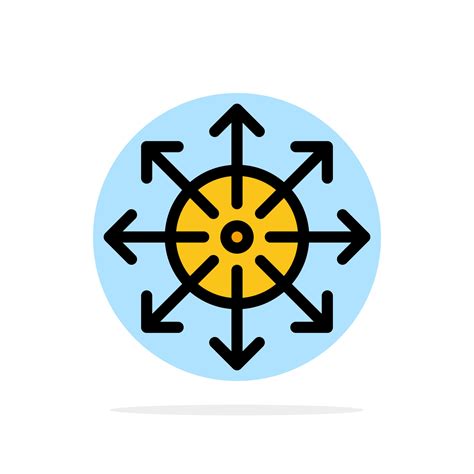 ads advertising media news platform abstract circle background flat