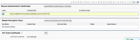 Need Help With Configuring Mutual Authentication Salesforce Stack