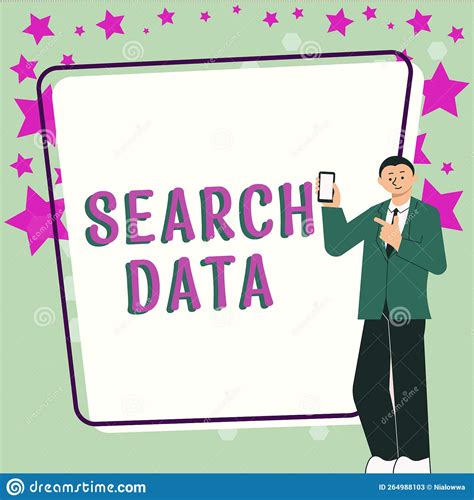 Text Showing Inspiration Search Data Word For Efficient Retrieval Of Specific Items From A Set
