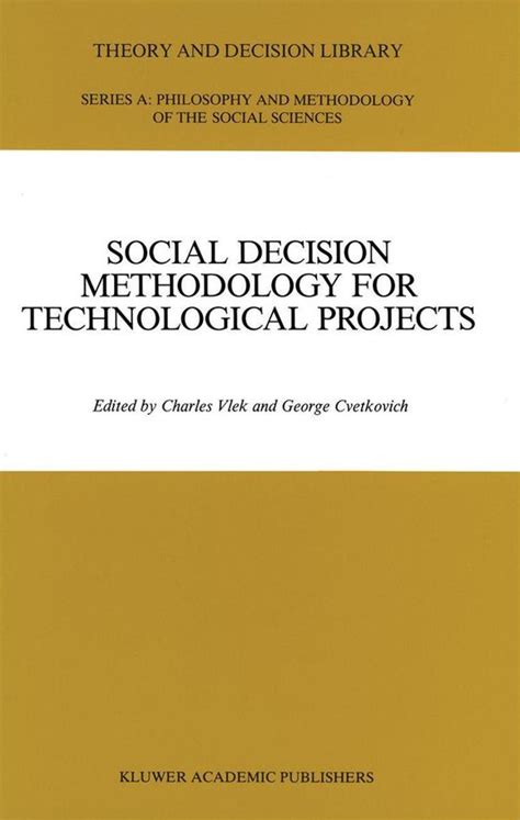 Theory And Decision Library A 9 Social Decision Methodology For