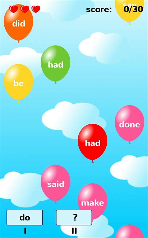 english irregular verbs game apk for android download