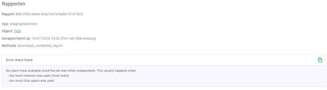 Too Much Memory Was Used Bug Bug And Error Reports Viktor Community