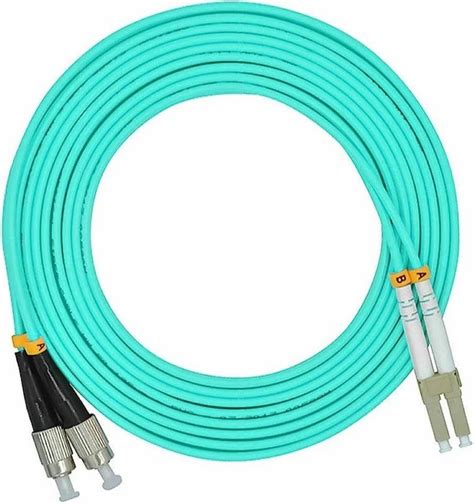 LC LC MM OM SIMPLEX FIBER PATCH CORD Lszh Aqua At Best Price In Nagpur