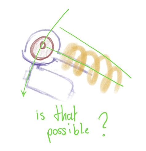 can i get rid of coil rub with one offset bushing at 90 degrees in the