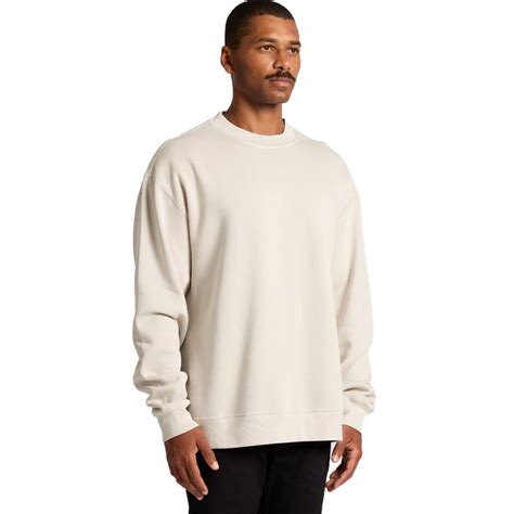 Mens Faded Relax Crew Machine Screen Printers