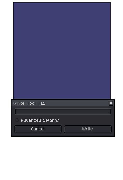 Write Tool For Aseprite By Jahdah