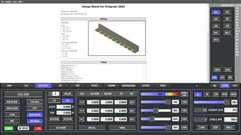 Display Setup Sheet LinuxCNC