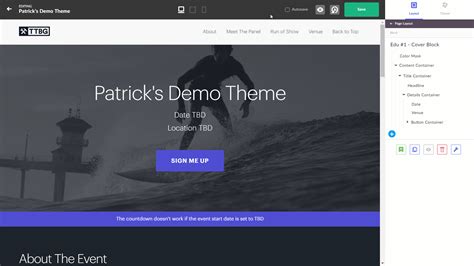 Re Ordering Blocks And Elements Splash Help Center