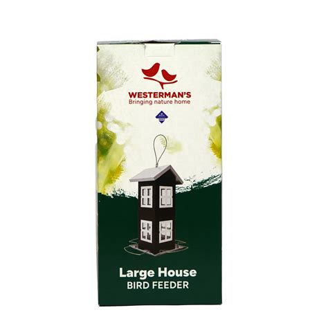 Large Black House Feeder • Westermans House Seed Feeder