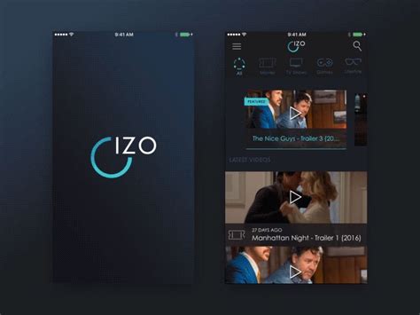 cizo ios app animation movie website ios app app