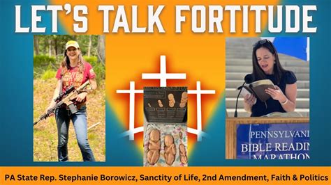 67 Pa State Rep Stephanie Borowicz Politics And Christianity Sanctity Of Life 2nd Amendment