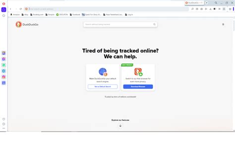 would it be possible to ask duckduckgo to keep track of some of your