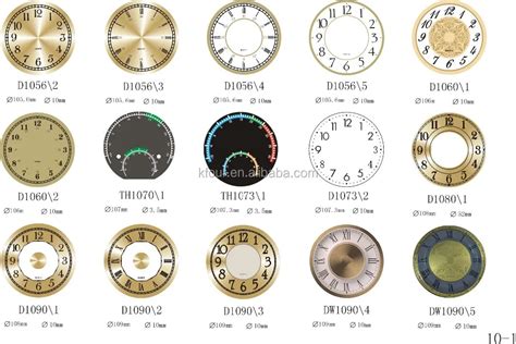 Fancy Clock Dial For Wall Clock Kfour D900 Model