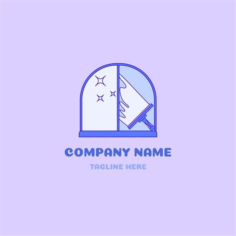 Free Vector Squeegee Logo Template