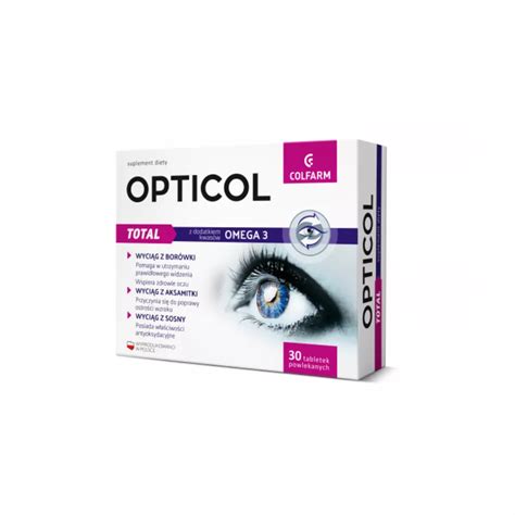 Opticol Total 30 Tabletek Opinie Skład I Cena ️ Apteka Nowa Farmacja