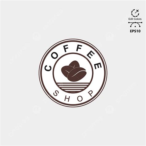 로고 디자인 커피 Emblem 엠블럼 스타일 커피 카페 가 게 Png 일러스트 및 벡터 에 대한 무료 다운로드 Pngtree