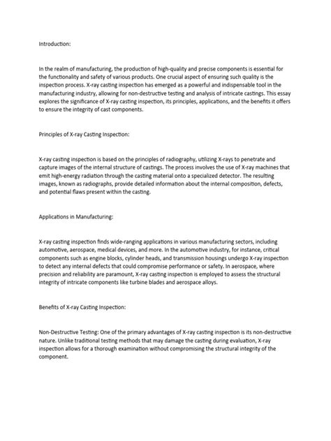 Xray Pdf X Ray Nondestructive Testing