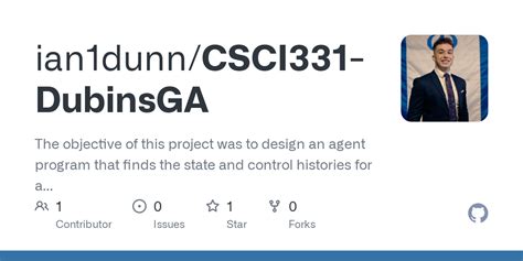 Github Ian1dunncsci331 Dubinsga The Objective Of This Project Was