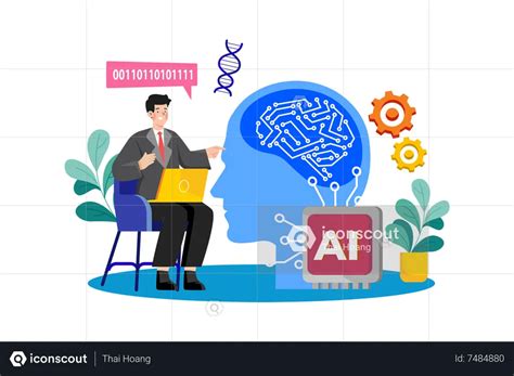 best neural networks simulate human brain for ai learning illustration
