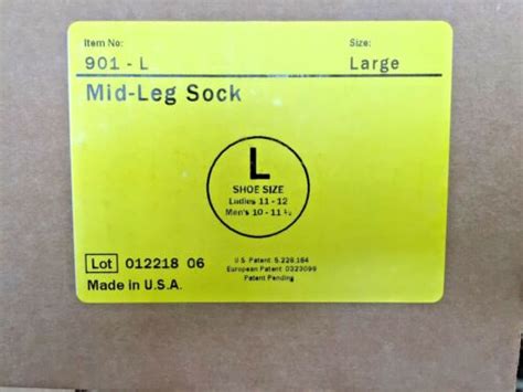 Sts 901 L Orthotics Casting Impression Sock Foot Mold 10bx Gb Tech Usa