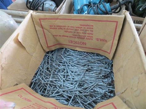 10d Galvanized Spiral Nails 10lbs Lambrecht Auction Inc