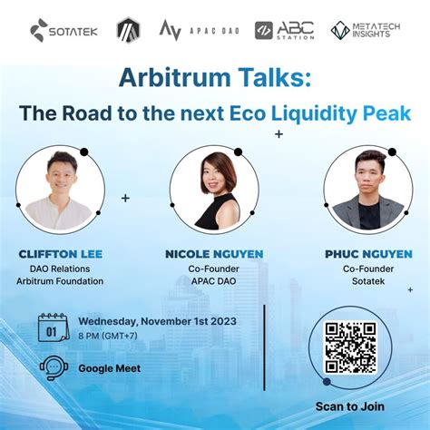 Arbitrum Developer Blockchain Web3 Apac Dao
