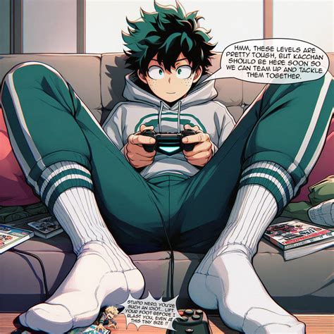 Stuck Under Dekus Unawareness By Yukino B On Deviantart
