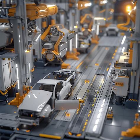 A Lego Scene With A Robot And Other Legos Premium Ai Generated Image