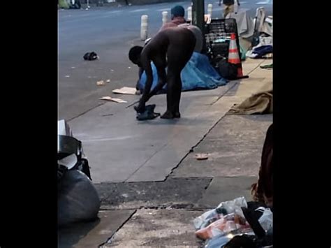 Naked Homeless Lady On Skid Row XVIDEOS