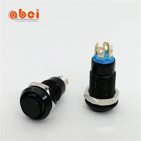 Metal Button Switch Toy Button Waterproof Button LED Light Switch Self Locking V Push