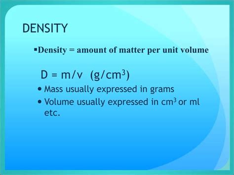 Densityabbreviated Ppt