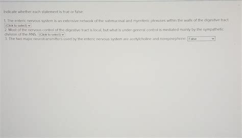 Solved Indicate Whether Each Statement Is True Or False 1