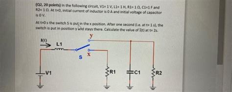 solved q2 20 points in the following circuit v1 1 v l1