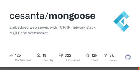 Github Cesantamongoose Embedded Web Server With Tcpip Network Stack Mqtt And Websocket