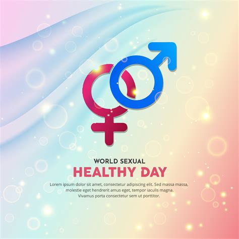 Celebration World Sexual Health Day Design Vector Isolated On Pastel