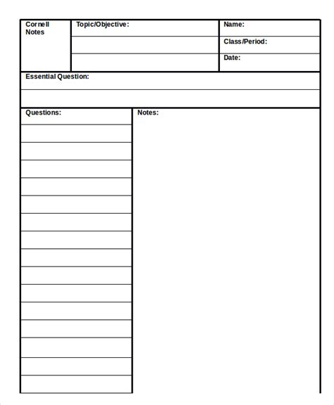 Lecture Note Template Detrester Com